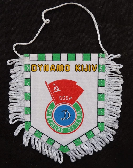 FANION VINTAGE 1980'S DYNAMO KIEV CCCP KIJIV Football Soccer Pennant ...