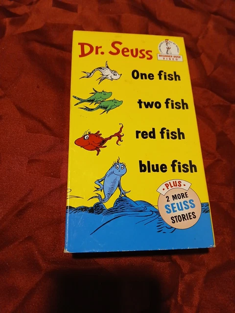 DR. SEUSS - One Fish Two Fish Red Fish Blue Fish (VHS, 1994) £8.39 ...