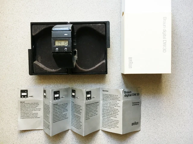 BRAUN DW30 - BLACK / very rare / only 200 pc. / 1978 / Dieter Rams ...