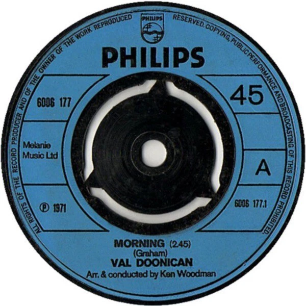VAL DOONICAN - Morning (7", Single, Pus) EUR 11,89 - PicClick FR