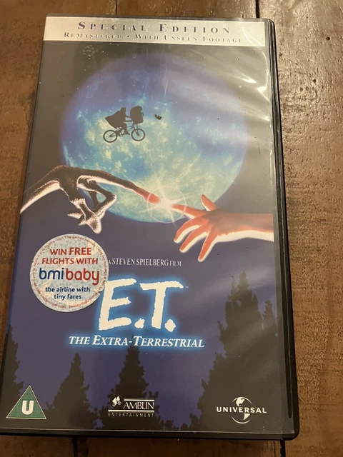 E.T. THE EXTRA Terrestrial VHS Special Remastered Edition Universal ...