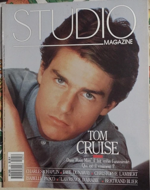 MAGAZINE STUDIO / N°25 /TOM CRUISE-RAIN MAN-CHARLES CHAPLIN-FAYE ...