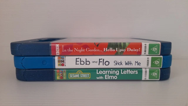 CHILDREN' DVD BUNDLE Sesame Street Ebb & Flo In The Night Garden DVD ...