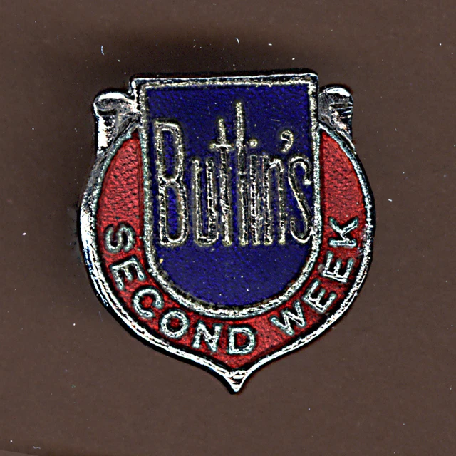 BUTLINS SECOND WEEK Blue And Red Labels Enamel Pin Badge £1.99 ...