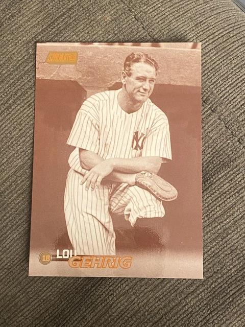 2023 TOPPS STADIUM Club Lou Gehrig sépia parallèle #123 Yankees de New York HOF EUR 3,22 ...