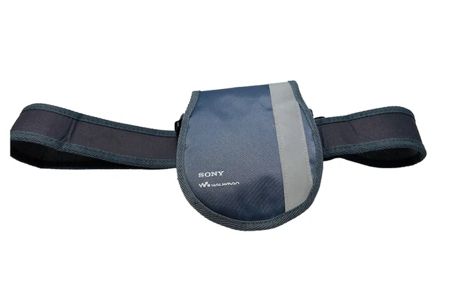 VINTAGE SONY WALKMAN CD Player Atrac Case Belt Bag Fanny Waist Pack ...
