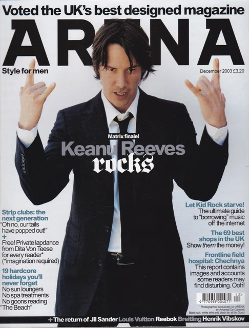RARE KEANU REEVES Corey Feldman DITA VON TEESE Magazine MA1633 £165.00 ...