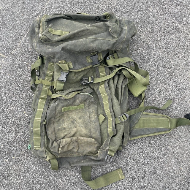 BRITISH ARMY SURPLUS Issue PLCE Infantry Bergen Green 100L Shortback ...