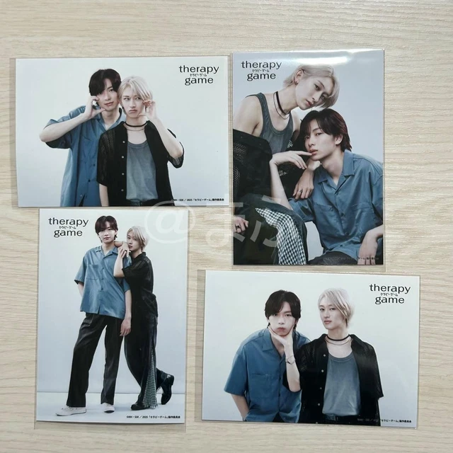 THERAPY GAME BROMIDE 4 types Minato Shizuma Animate NAOYA Tomita Yuuki ...
