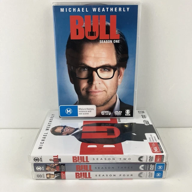 BULL SEASONS 1-4 DVD Set | Michael Weatherly | CBS Courtroom Drama ...