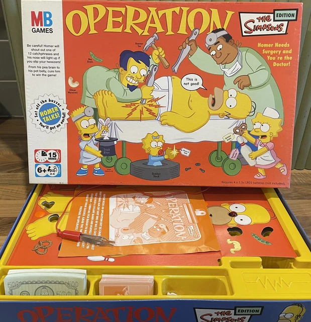 THE SIMPSONS OPERATION Game Working and Complete £21.51 - PicClick UK