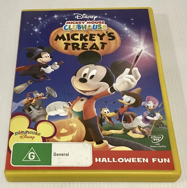 MICKEY MOUSE CLUBHOUSE Mickey's Treat Halloween Fun DVD Region 4 Disney ...