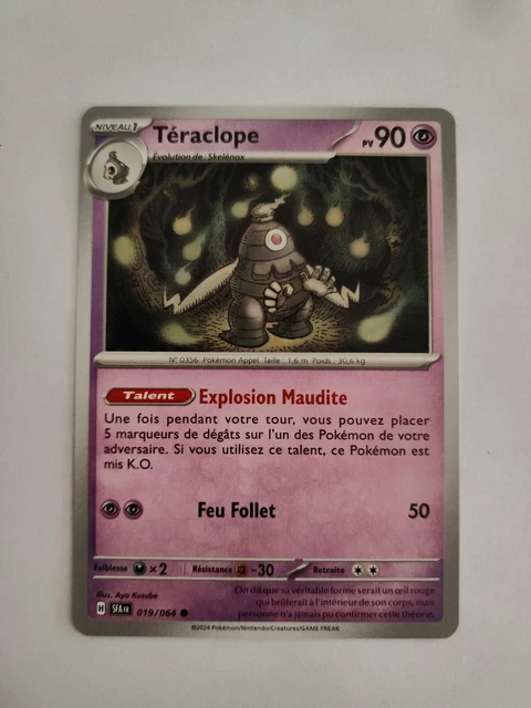 CARTE POKÉMON - Téraclope 019/064 - Fable Nébuleuse EV6.5 EUR 1,00 - PicClick FR