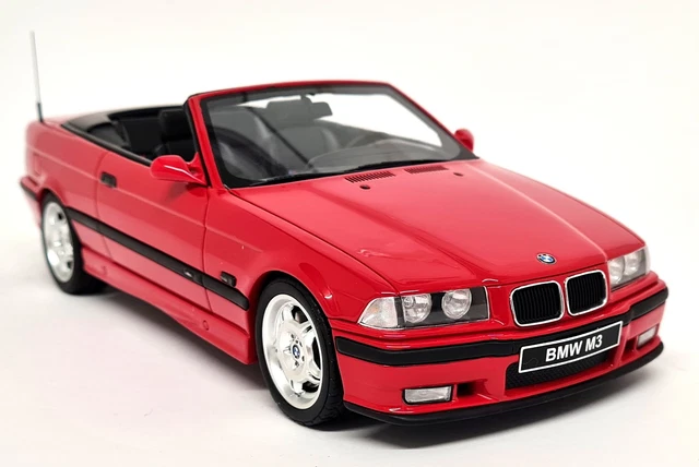 OTTO 1/18 - BMW M3 E36 Convertible Red 1995 Resin Scale Model Car EUR ...