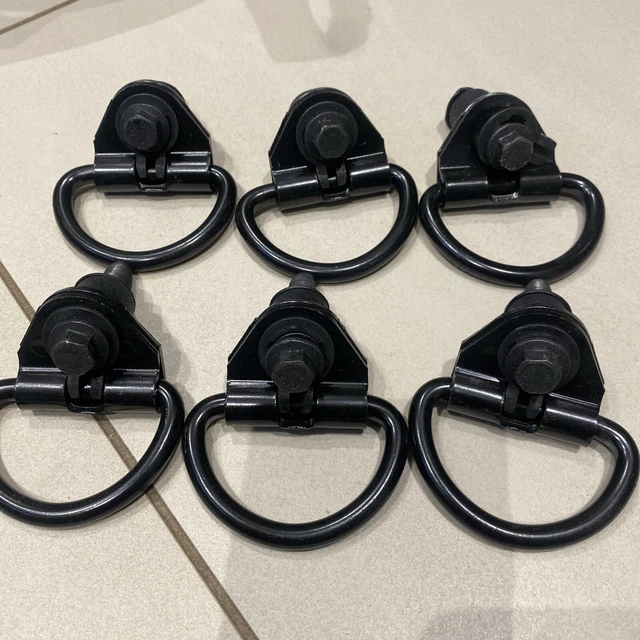 GENUINE FORD TRANSIT Custom x 6 Tie Down Eyes Lashing D Ring Anchor ...