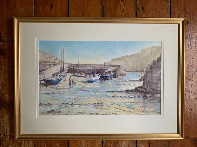 PORTH CLAIS HARBOUR In Der Nähe Von St. David's, Pembrokeshire Mike ...