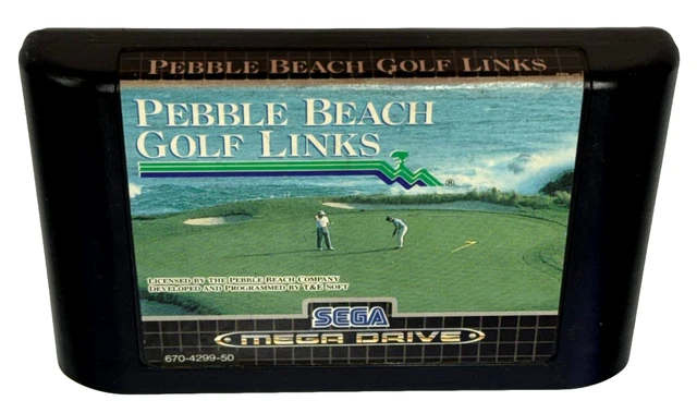 PEBBLE BEACH GOLF Links Sega Mega Drive *Cartridge Only* #2 $19.90 ...