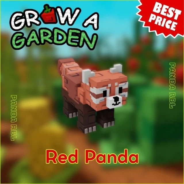 RED PANDA - Grow A Garden | GAG | Cheapest $1.92 - PicClick AU