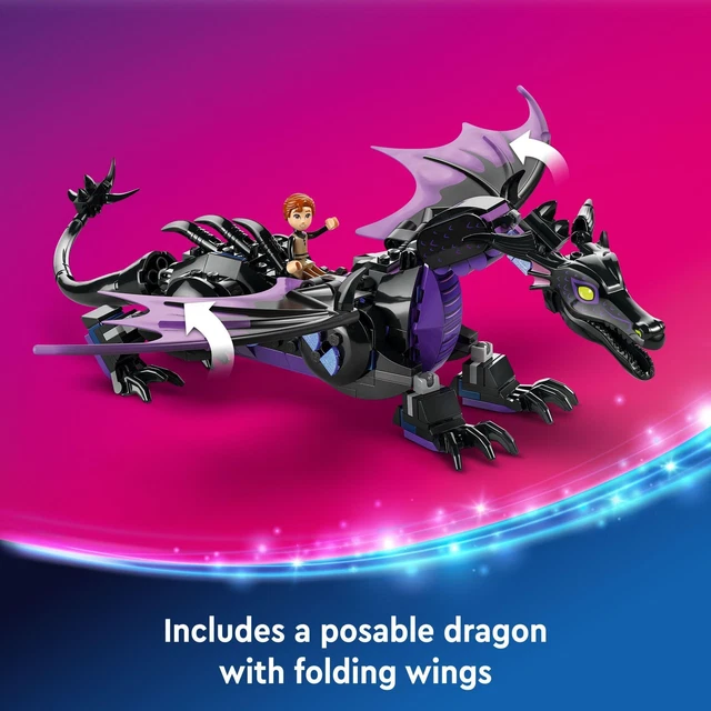 LEGO DISNEY PRINCESS Maleficent’s Dragon Form Building Set for ...