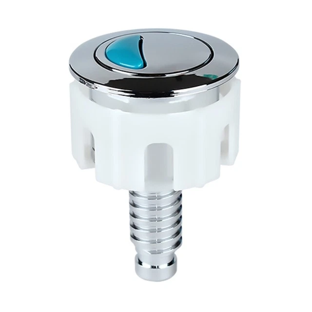 TOILET FLUSH ROUND Push Button Round Electroplating Water Tanks $10.22 ...