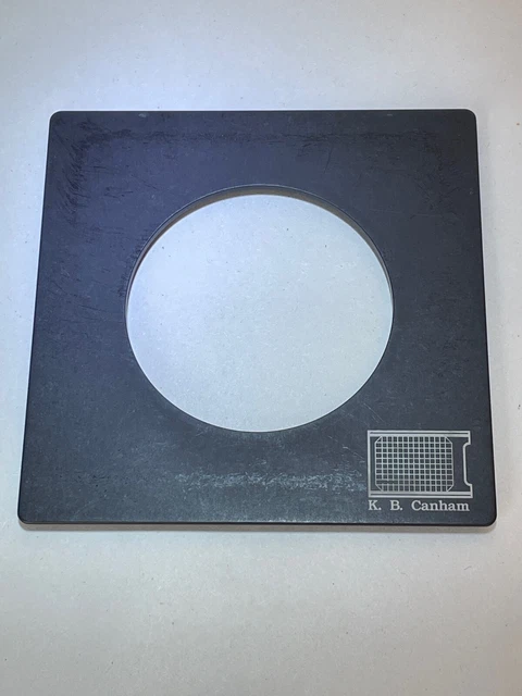 LENS BOARDS K.B. Canham Large Format Camera Copal#3, Copal#1, Copal#0 £ ...