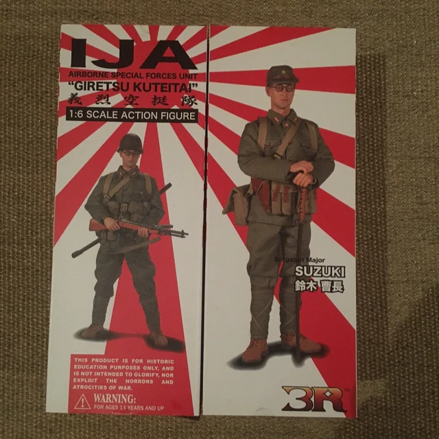 DID 3R 1/6 Ww2 Japanese Para, Sergeant Major Suzuki, Airborne Special ...