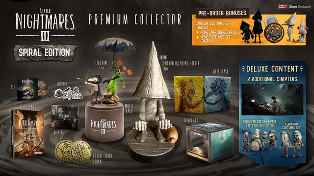 LITTLE NIGHTMARES III PREMIUM SPIRAL EDITION for PlayStation 5 - PS5 ...