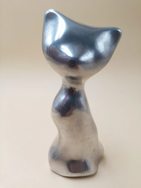 &GORDON HOSETON CANADA ""A Cat"" Aluminum Zoomorphic Sculpture" £151.01 ...