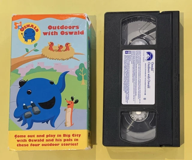 NICK JR. OSWALD Outdoors with Oswald VHS Tape Tested £14.12 - PicClick UK
