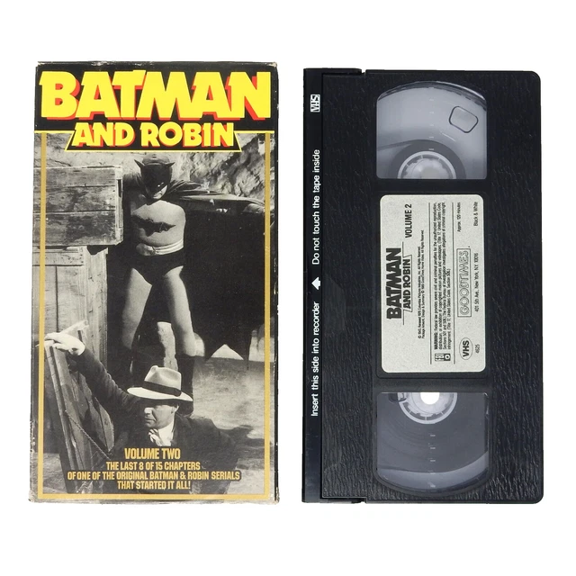 BATMAN & ROBIN 1949 ORIGINAL SERIALS VHS Vol 2 8 EPISODES £7.34 ...