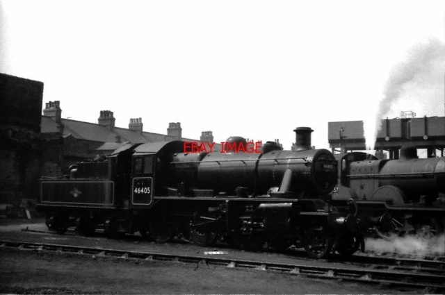 PHOTO IVATT Class 2 46405 And Lms 2P 4-4-0 40657 Crewe North Mpd August ...