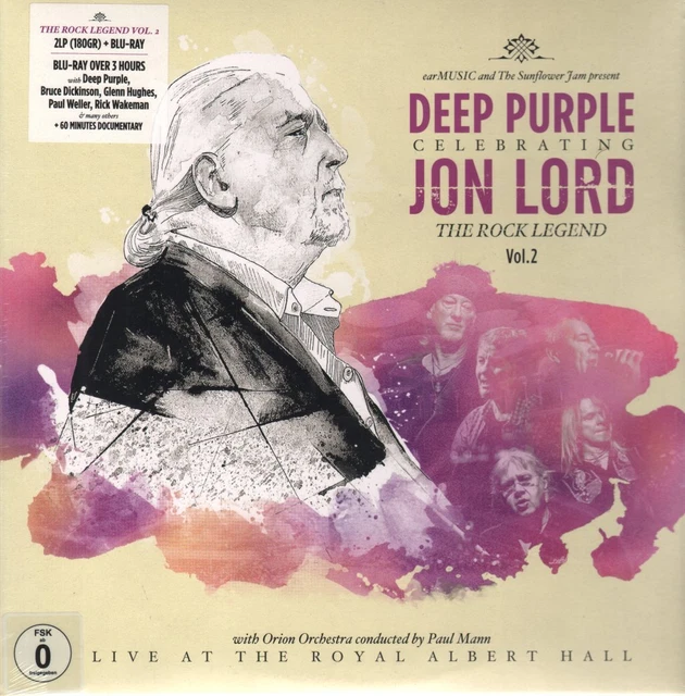 VARIOUS ARTISTS CELEBRATING Jon Lord, the Rock Legend, Vol.2 double LP ...