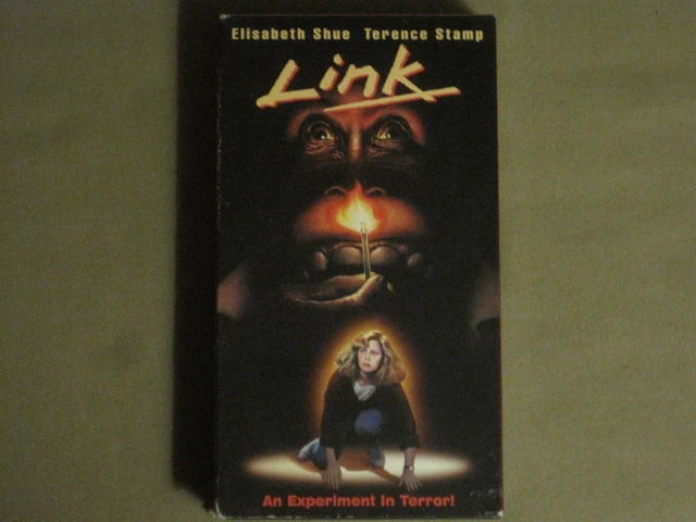 LINK (1986) VHS Richard Franklin Terence Stamp Elisabeth Shue Cult ...