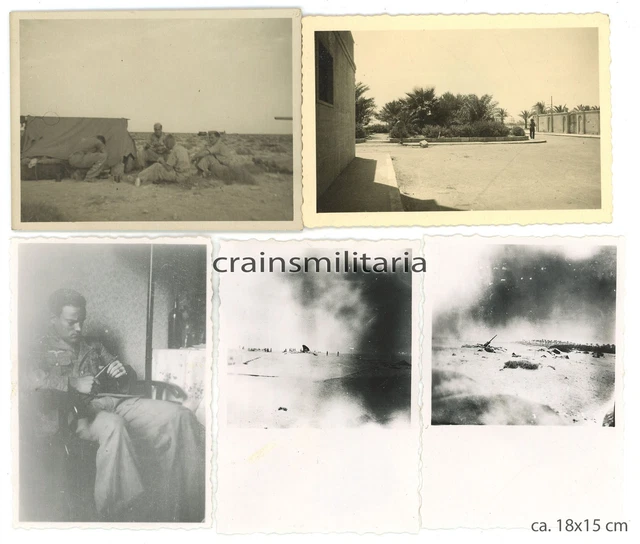 18X ORIG. FOTO DAK Soldaten Flak.Abt.304 in Afrika 1942 Geschütz ...
