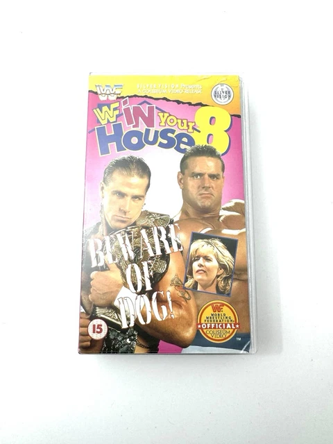 WWE IN YOUR House 8 Vhs Wrestling Video Tape Vintage Wwf Shawn Michaels ...