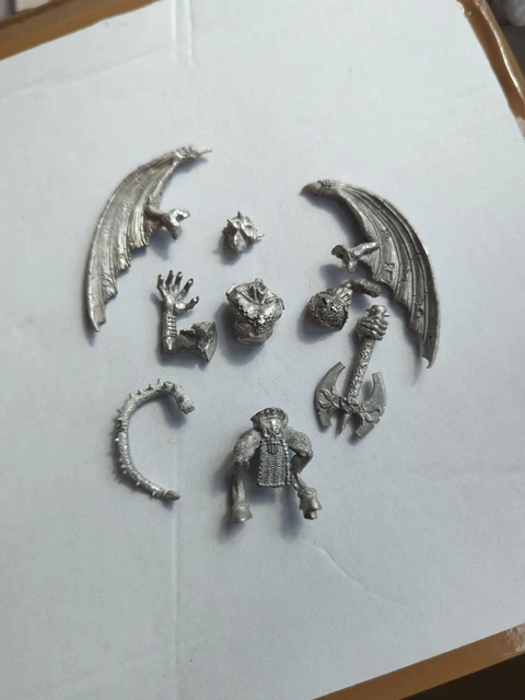 WARHAMMER FANTASY WARRIORS Of Chaos Daemon Prince With Axe Oop Metal ...