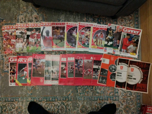 COLLECTION OF ARSENAL Football Programmes 70s 80s 90s £4.38 - PicClick UK