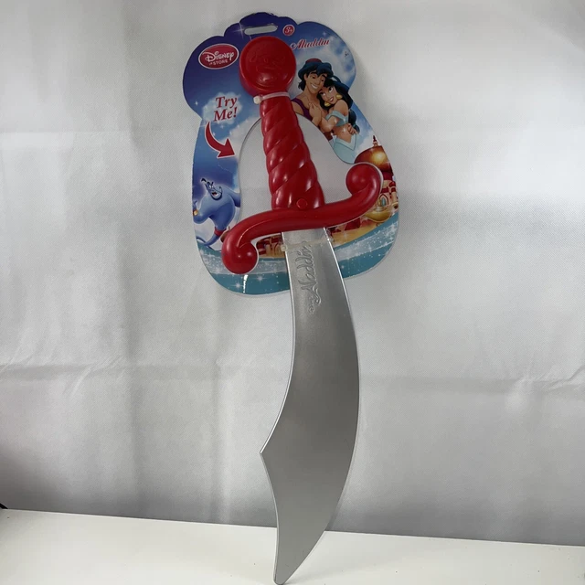 DISNEY STORE ALADDIN Sword With Sounds with packaging Vintage £19.99 ...