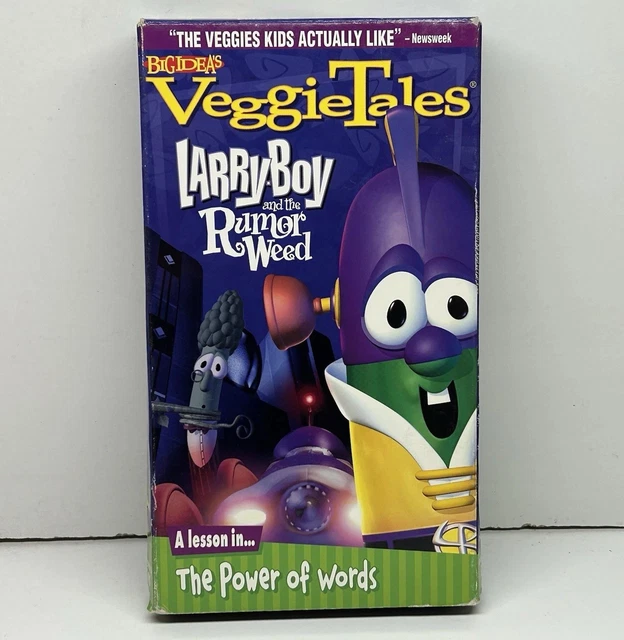 VEGGIETALES LARRYBOY RUMOR Weed VHS Video Tape Larry Boy Show Buy 2 Get ...