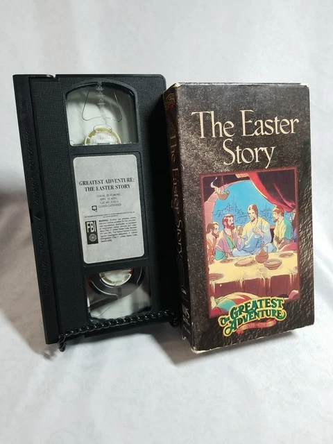THE EASTER STORY Greatest Adventure Bible VHS VCR Video Tape Movie Used ...