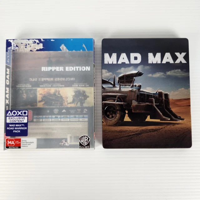 MAD MAX RIPPER Steelbook Edition PS4 PS5 Video Game + Slip Case Action ...