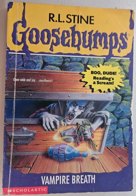 GOOSEBUMPS, #49 VAMPIRE Breath, NOVEL, By R. L. Stine, AC~P/B ...