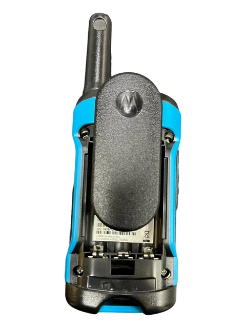 MOTOROLA TALKABOUT T100 Blue Handheld 22 Channels Two-Way Radio Walkie ...