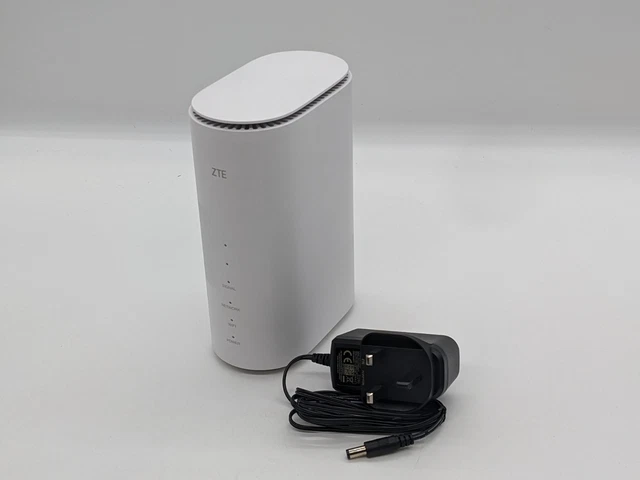 ZTE MC801A HYPERBOX 5G WiFi router dual-band white + power cable white ...