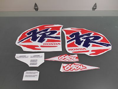 HONDA XR 650L Xr650L Tank Graphics Decals Stickers Thick American Made ...