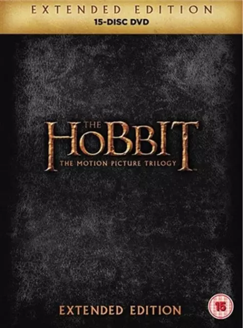 The Hobbit Extended Trilogy 15 15 Disc Dvd Movie Film £64 99