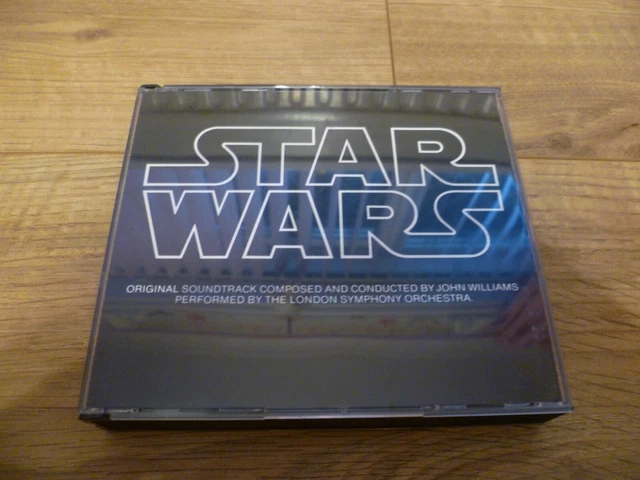 STAR WARS ORIGINAL Soundtrack John Williams CD 2 Disc RSO West Germany ...