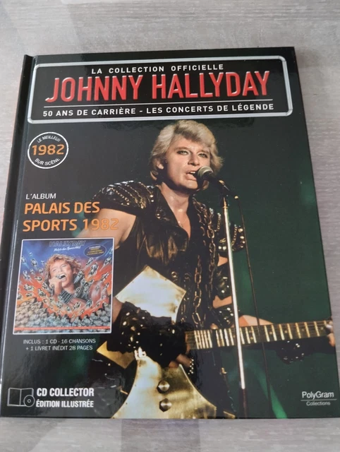 COLLECTION LEGENDE CD livret live 1982 johnny hallyday cd 16 titres ...
