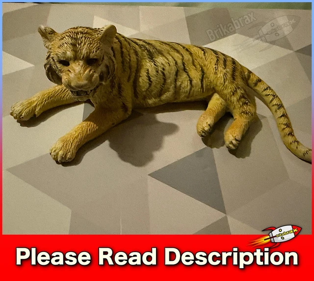 VINTAGE 1990’S ELC AAA 9” Tiger Figure Toy Animal Safari Jungle (SOLD ...