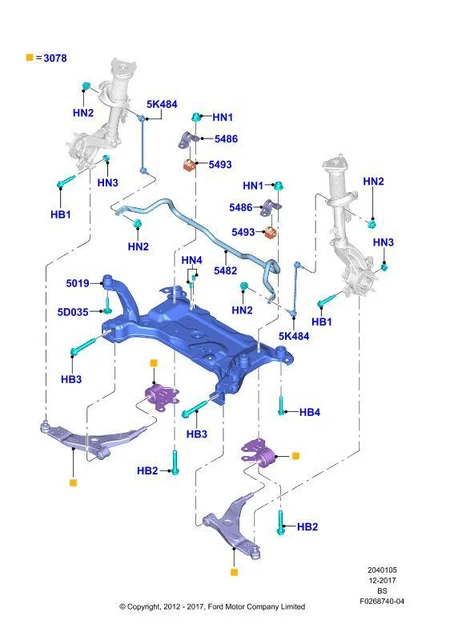1793236 BRAS DE Susp. Inférieur Av. Dr pour FORD KUGA (CBS) Titanium ...